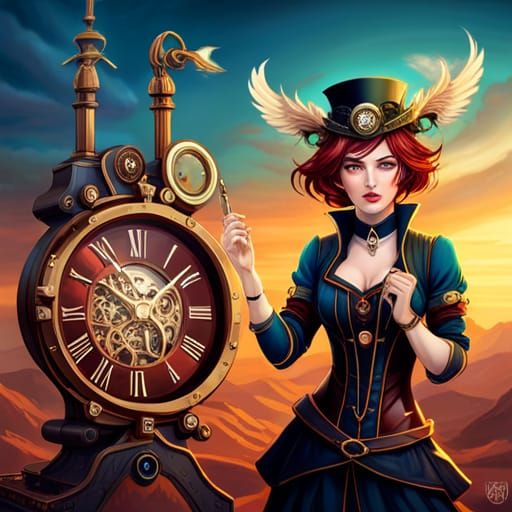 Steampunk magic - AI Generated Artwork - NightCafe Creator