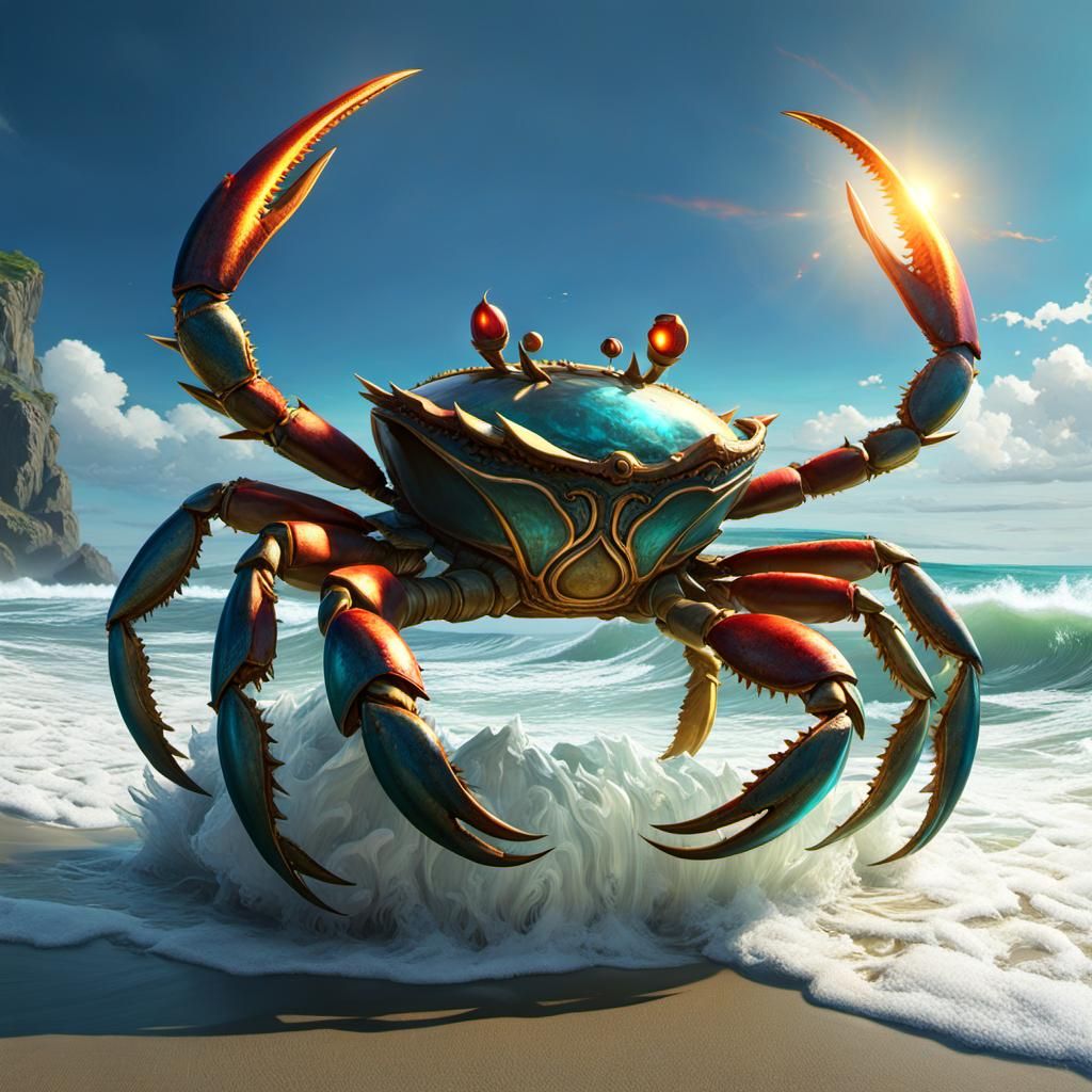 Holy Crab - AI Generated Artwork - NightCafe Creator