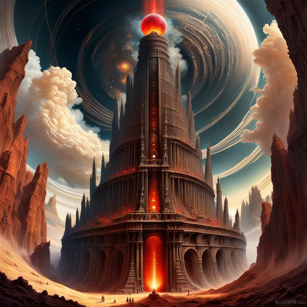 Tower of Babel - AI Generated Artwork - NightCafe Creator