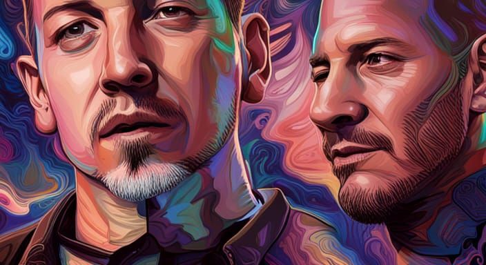 Chester Bennington - AI Generated Artwork - NightCafe Creator