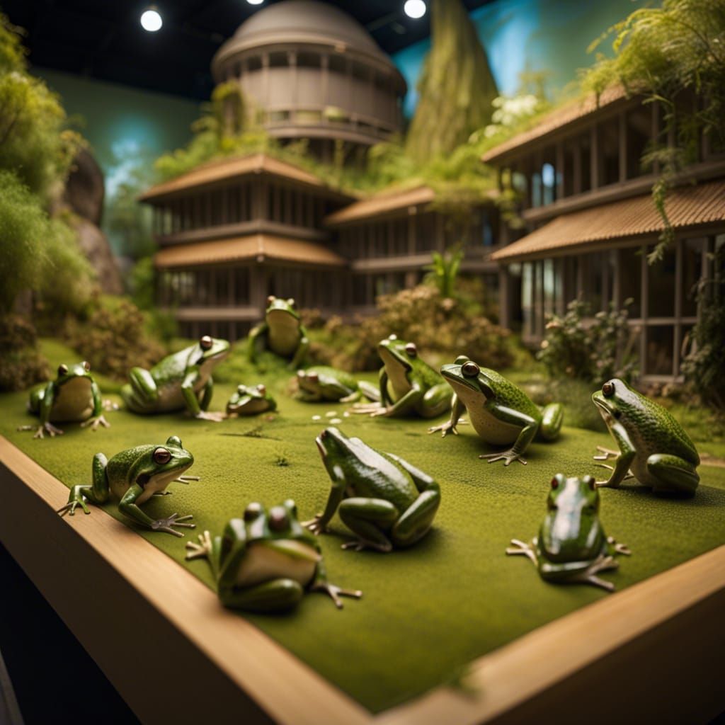Frogs - AI Generated Artwork - NightCafe Creator
