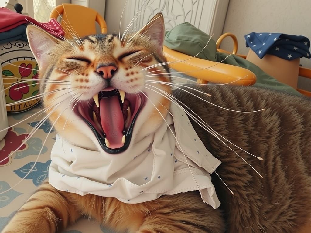 Pucci is my cat. She's the boss of the house.