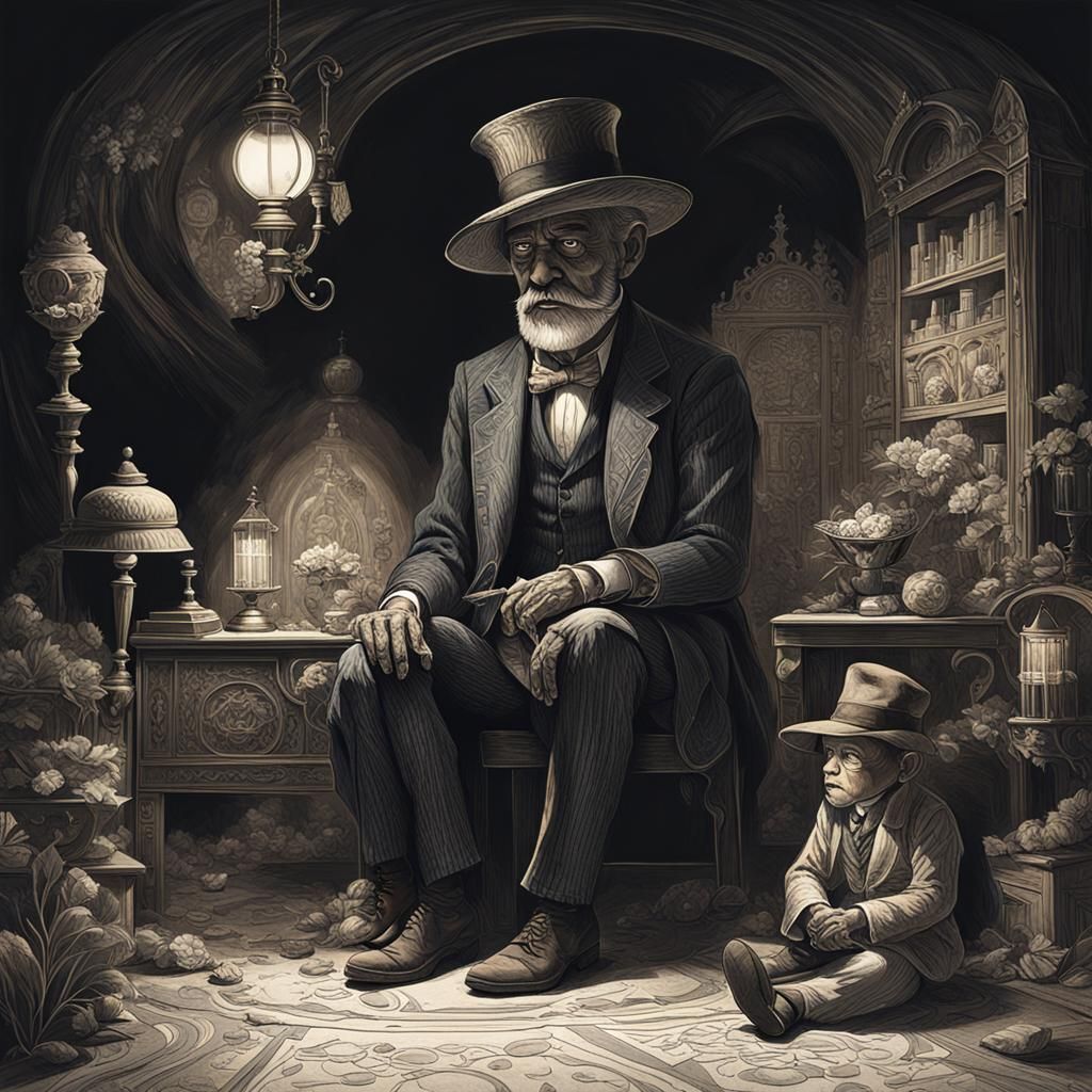 Mysterious Figures #489 - AI Generated Artwork - NightCafe Creator