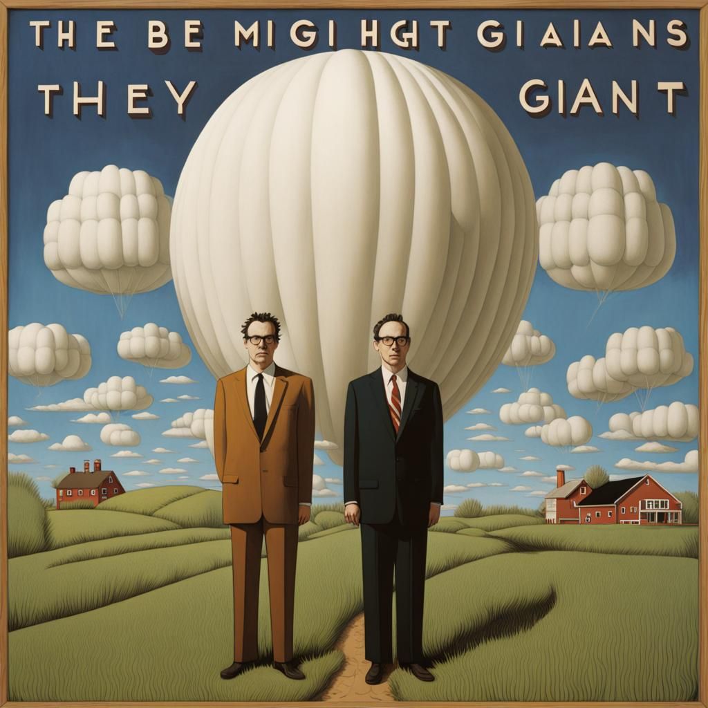 Grant Wood's alternate design for the cover of the "They Might Be ...