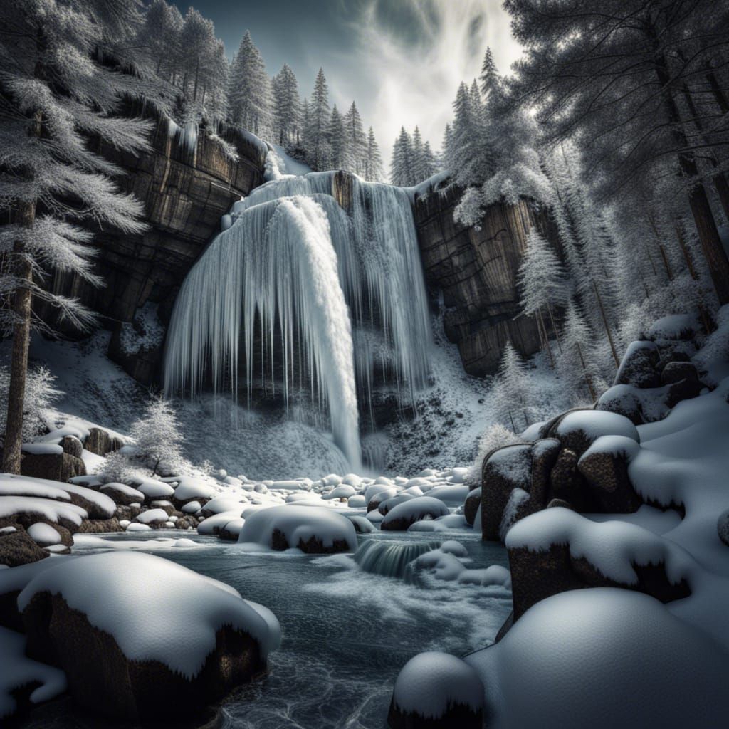 Ice - AI Generated Artwork - NightCafe Creator