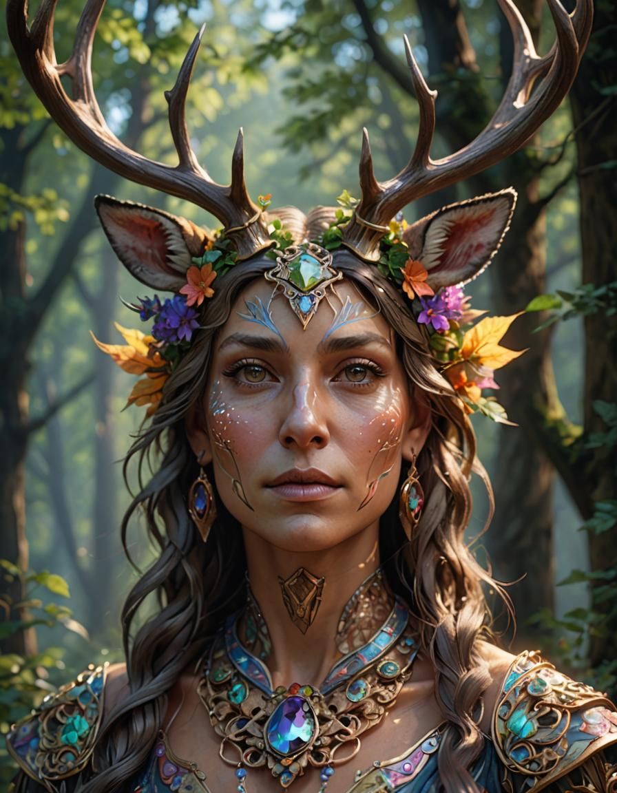 Deer Person - AI Generated Artwork - NightCafe Creator