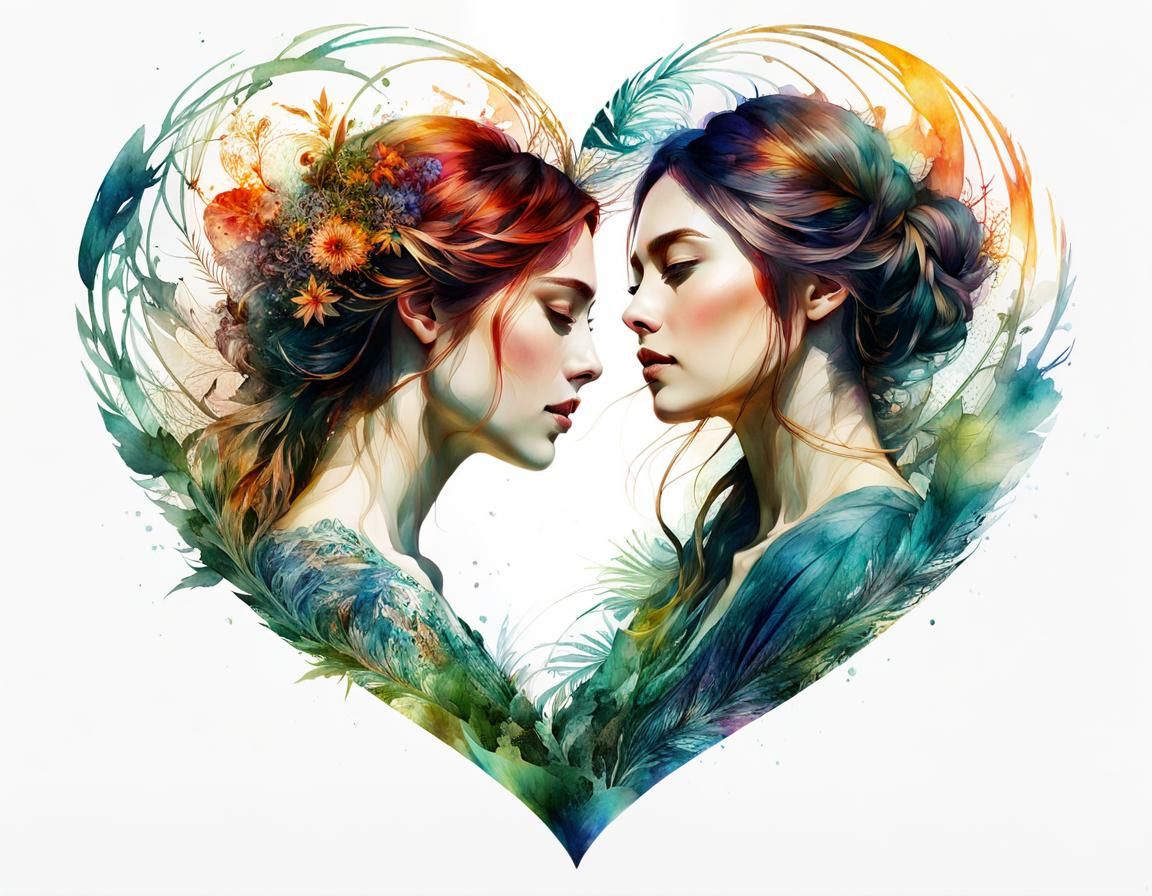 Lovers - AI Generated Artwork - NightCafe Creator