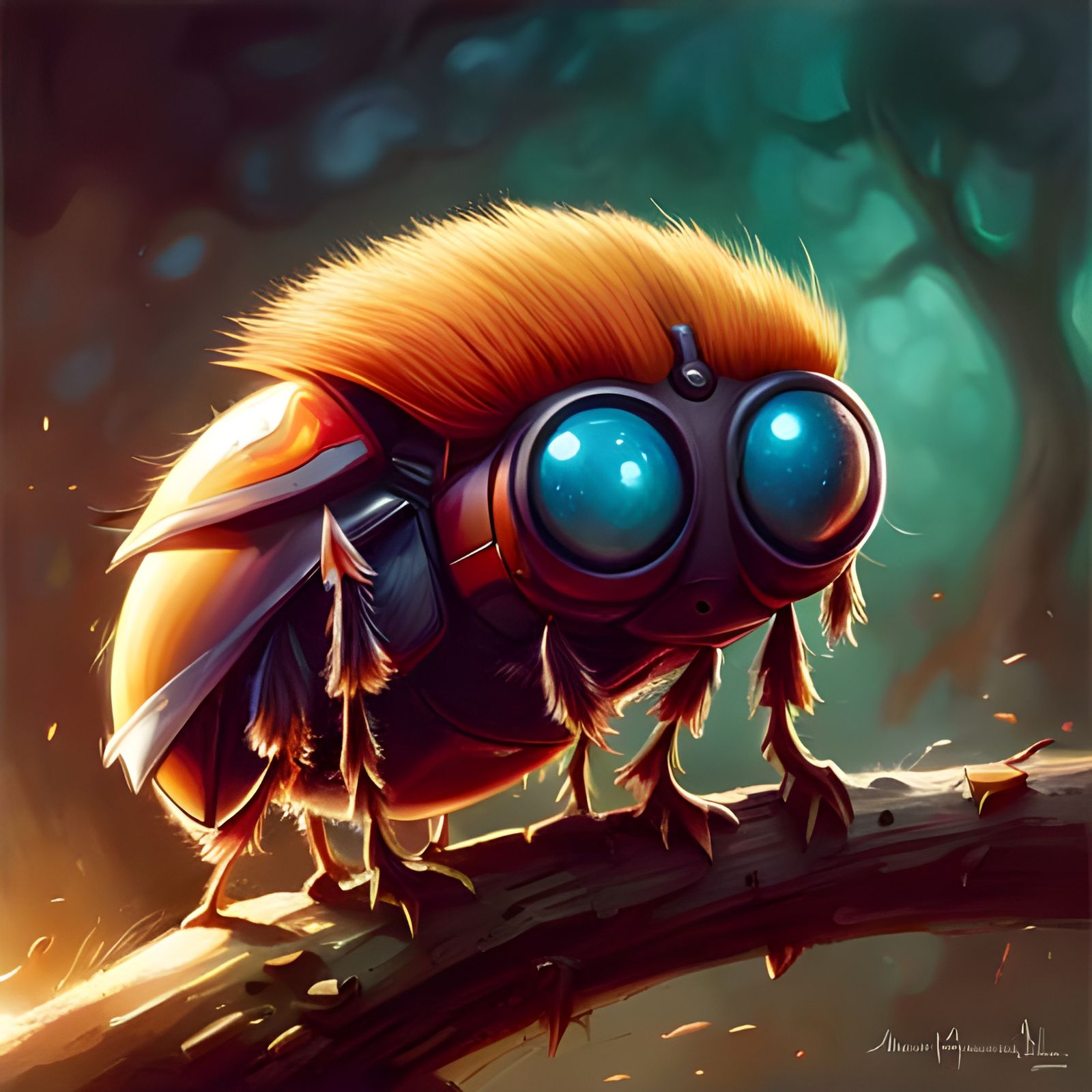 Cute little bug - AI Generated Artwork - NightCafe Creator