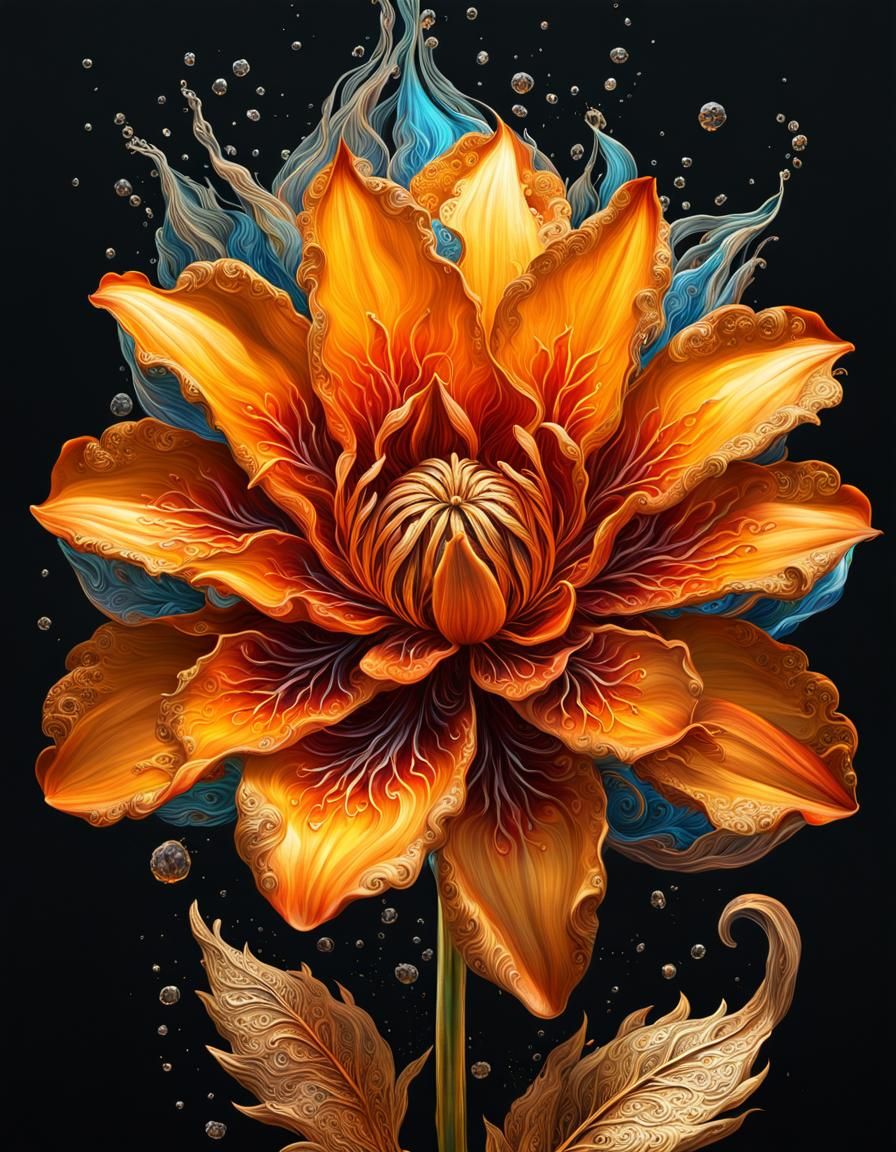 arcane flower - AI Generated Artwork - NightCafe Creator
