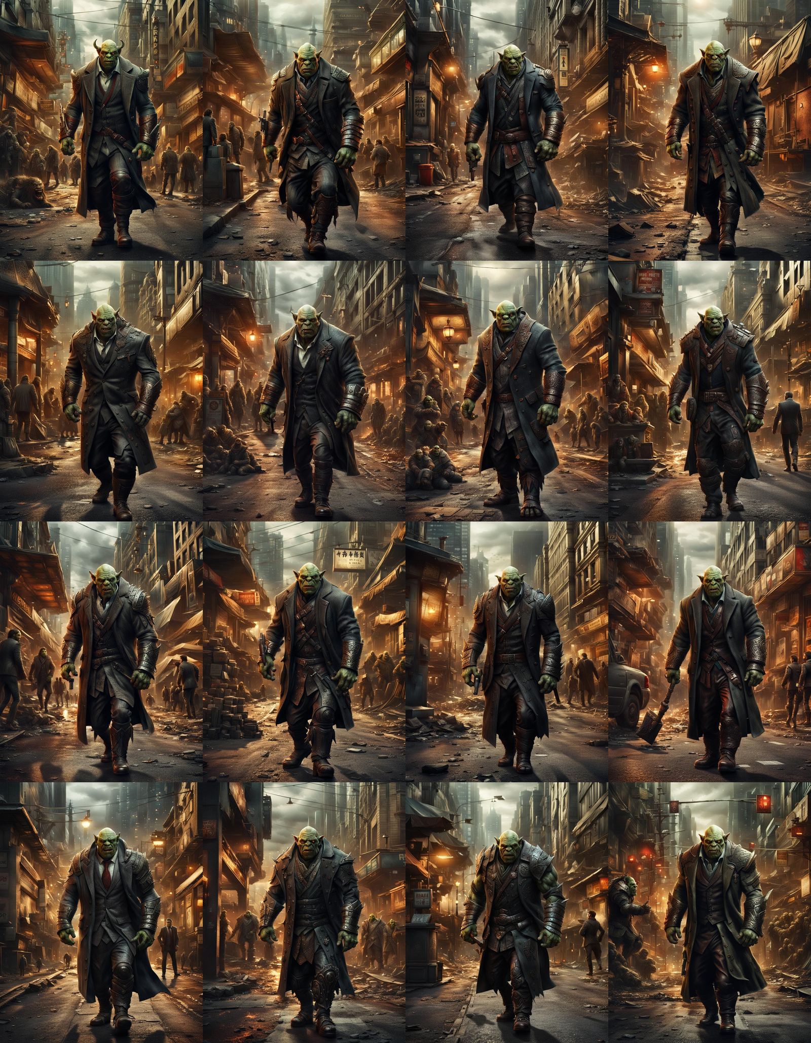 ORC in the Victorian London - AI Generated Artwork - NightCafe Creator