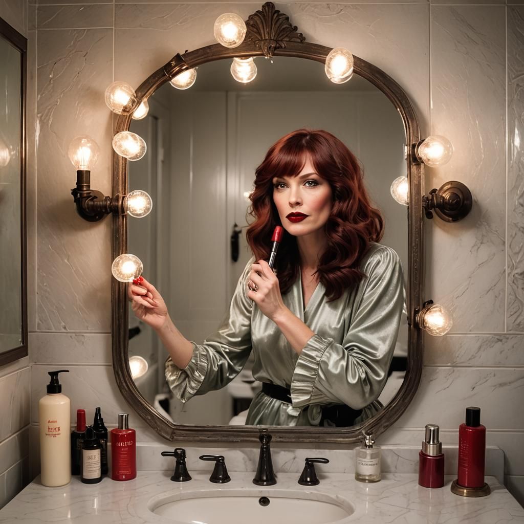 Mirror check #3 - AI Generated Artwork - NightCafe Creator