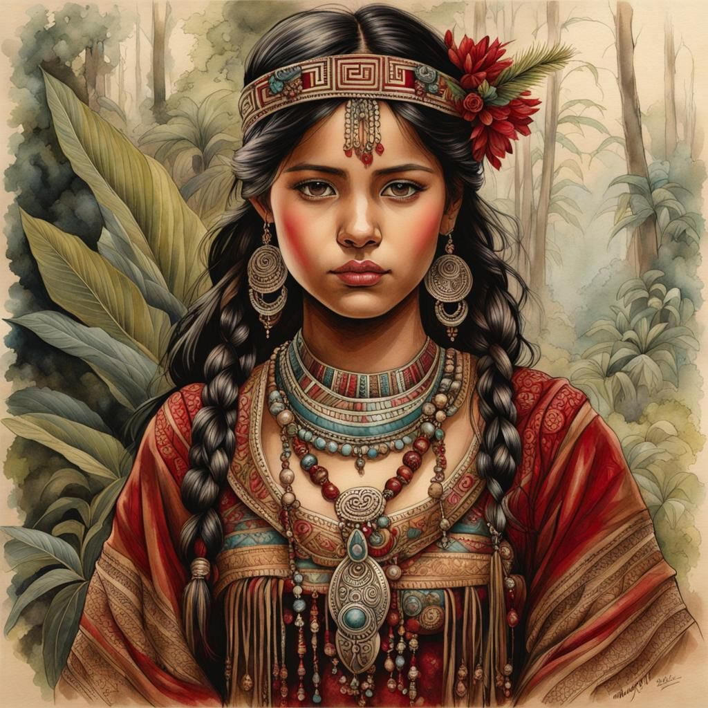 Maya Princess #88 - AI Generated Artwork - NightCafe Creator