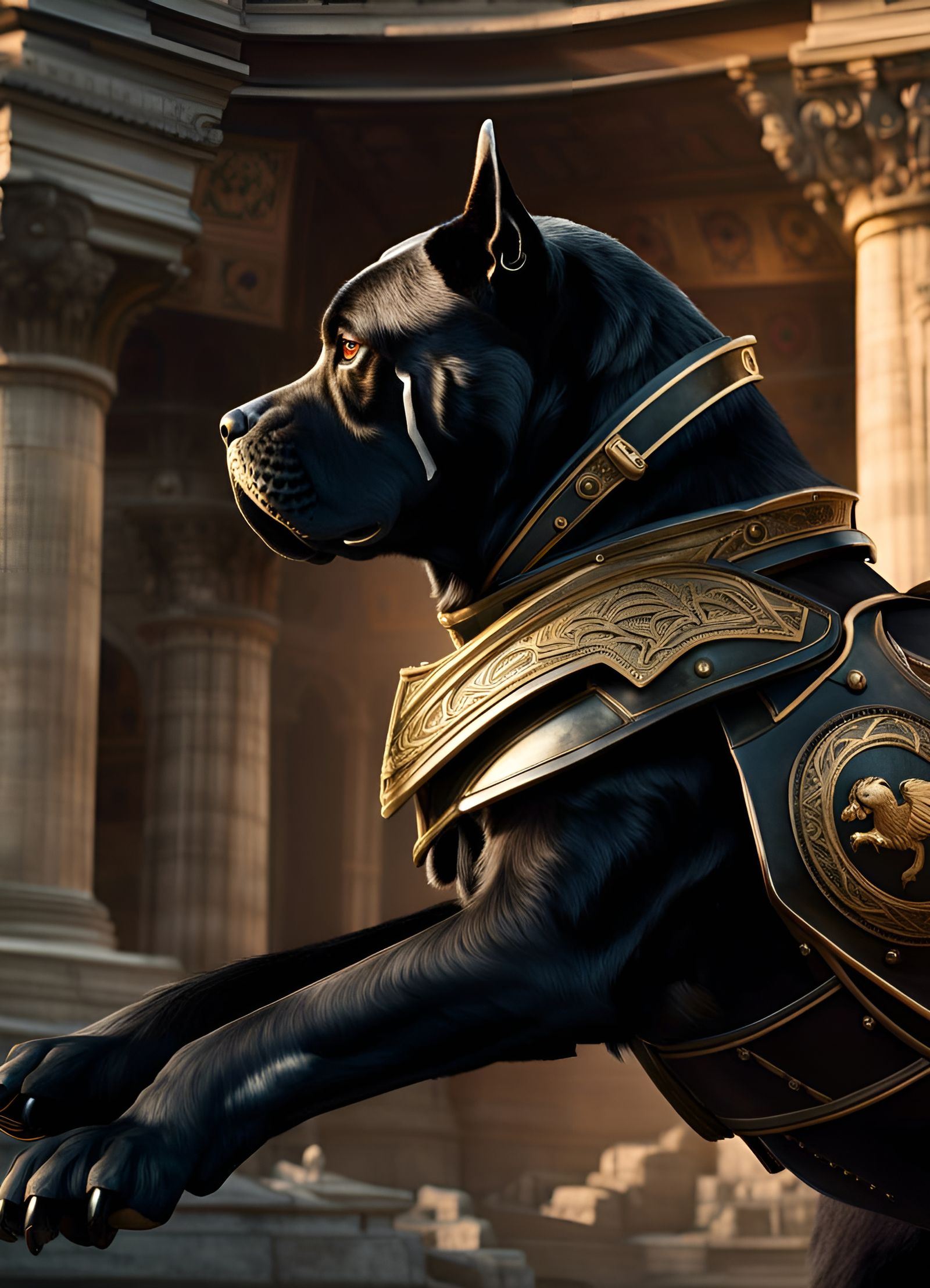 🔥Cane Corso Warrior🔥 - AI Generated Artwork - NightCafe Creator