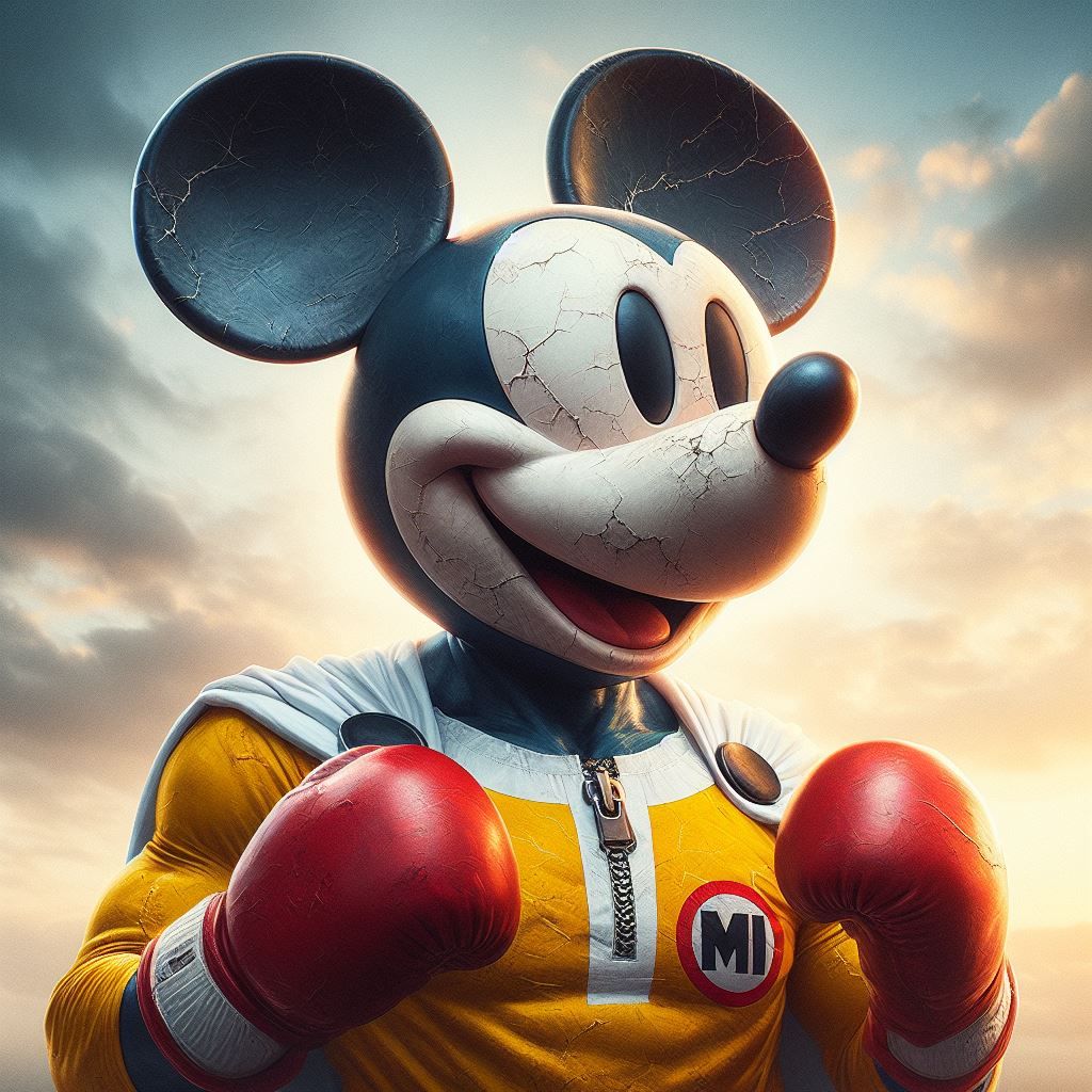 One Punch Mickey - AI Generated Artwork - NightCafe Creator