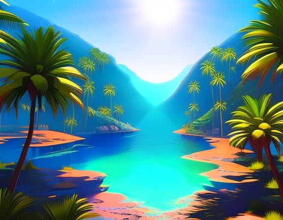 oasis - AI Generated Artwork - NightCafe Creator