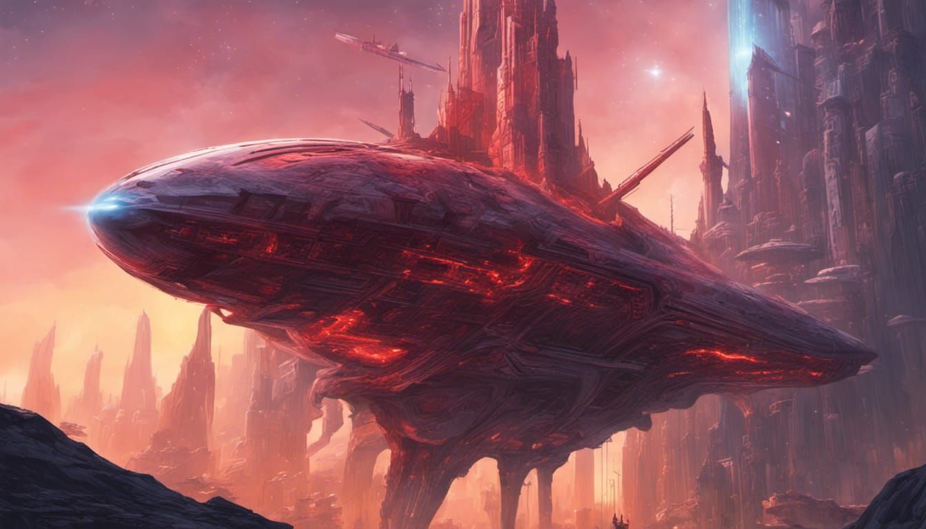 Fantasy World, Alien Colonizing Mothership - AI Generated Artwork ...