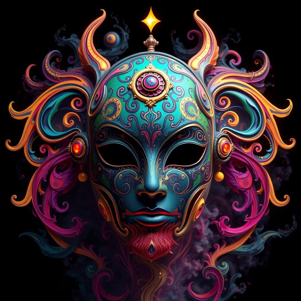 Psychological persona mask - Ethereal Persona Mask in Dark ...