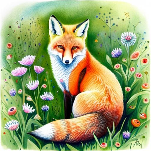 Fox - AI Generated Artwork - NightCafe Creator