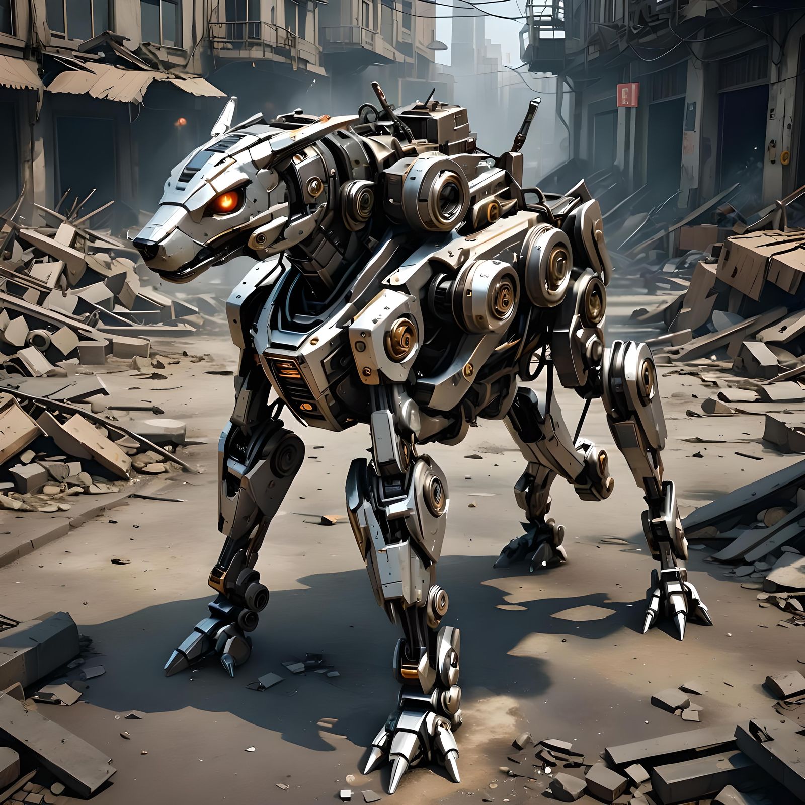 Watch 'em, Cujo! - AI Generated Artwork - NightCafe Creator