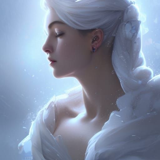 Snow queen - AI Generated Artwork - NightCafe Creator