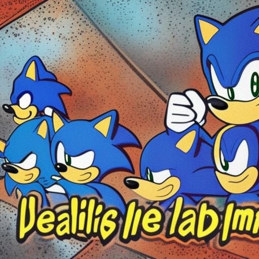 sonic dead - AI Generated Artwork - NightCafe Creator