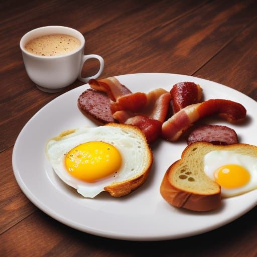 Breakfast - AI Generated Artwork - NightCafe Creator