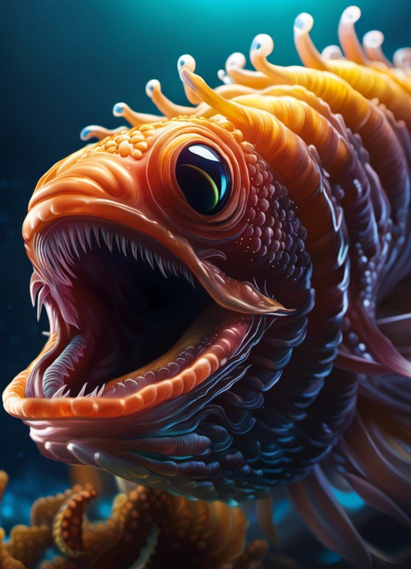 Alien Fish - AI Generated Artwork - NightCafe Creator