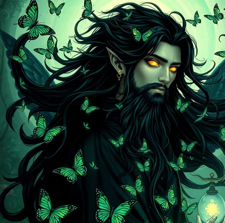 Kondraki the King of Butterflies - Ethereal Astral King Ami...