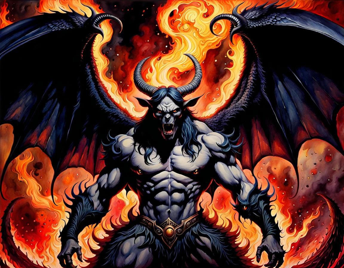 Powerful demon - AI Generated Artwork - NightCafe Creator