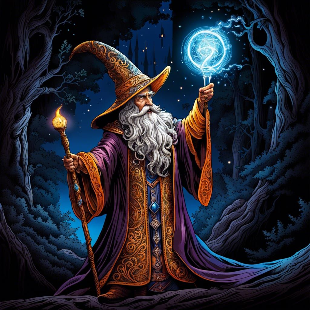 Amazing Wizard - AI Generated Artwork - NightCafe Creator