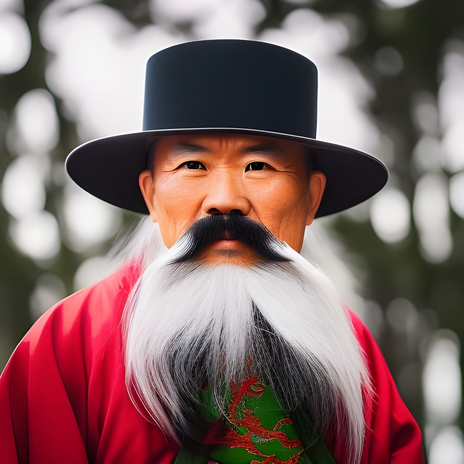 Moustache Maketh Man Sensei - AI Generated Artwork - NightCafe Creator