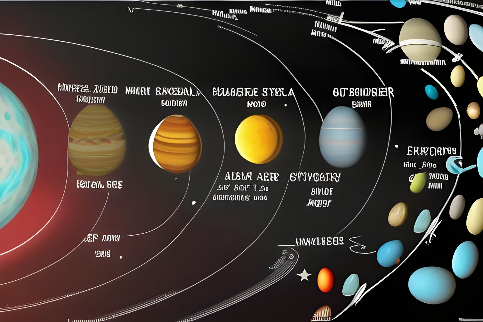 Easter Egg Solar System - AI Generated Artwork - NightCafe Creator