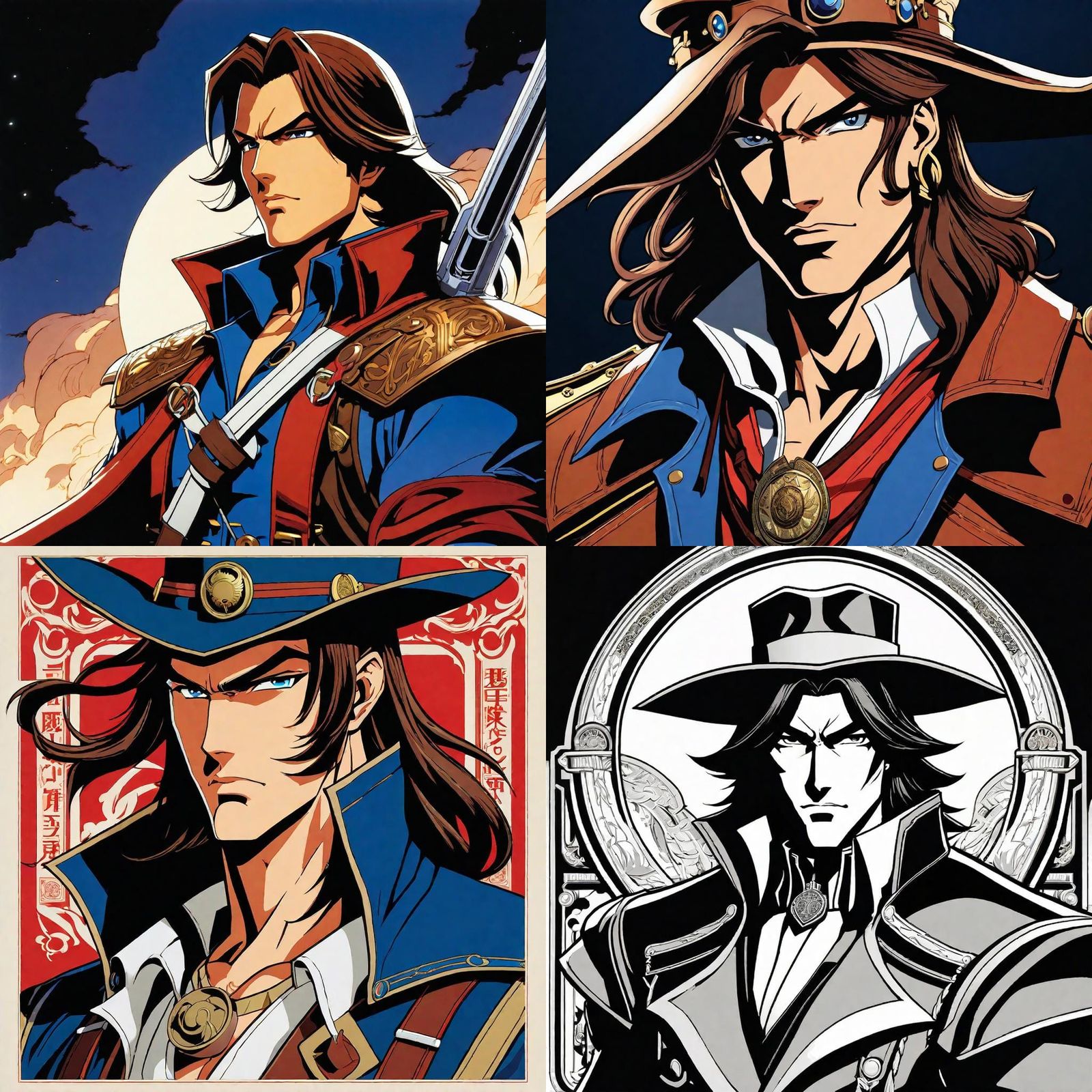 Highly detailed portraits of Richter Belmont from Castlevania: Nocturne ...