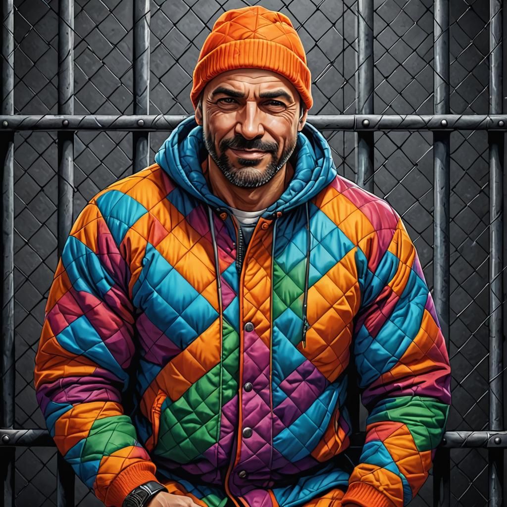 Quilty - Prisoner Wear. #2 - AI Generated Artwork - NightCafe Creator