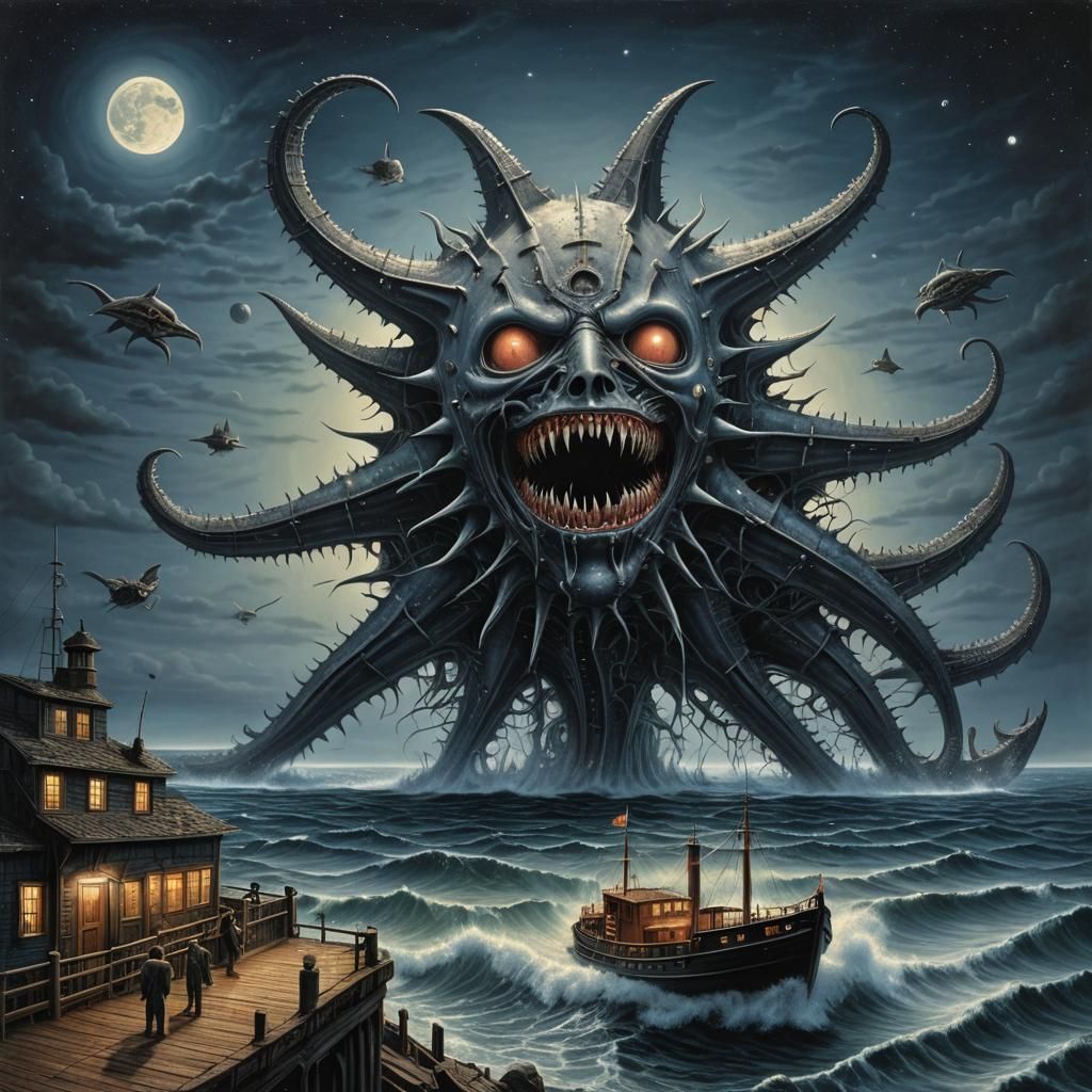 Starfish monster - AI Generated Artwork - NightCafe Creator