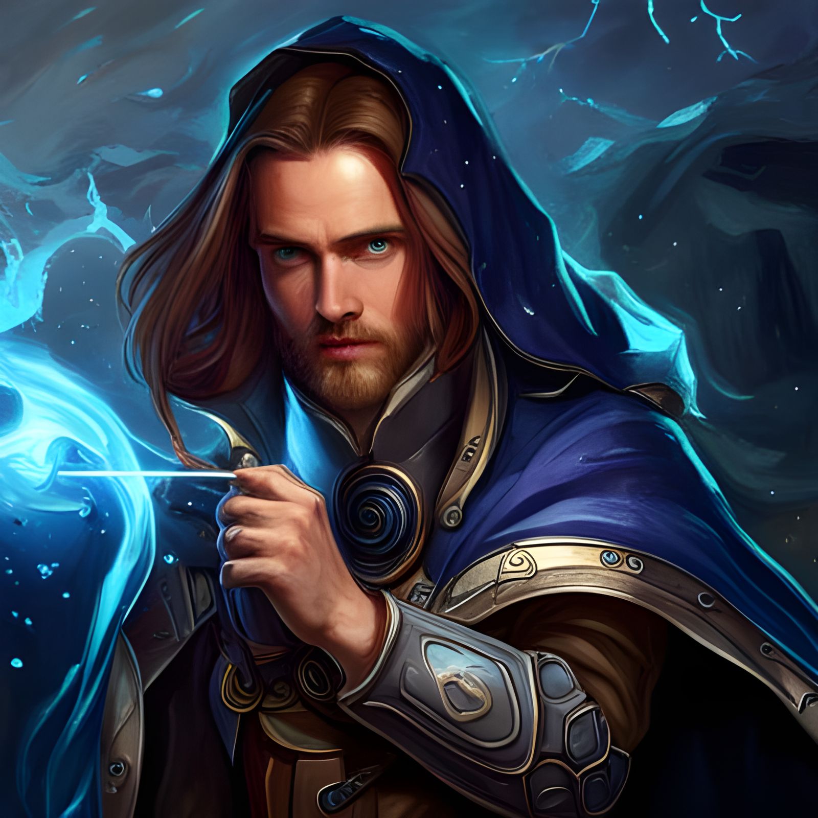 Threading Lightning (5/30/23 Wizards & Warlocks) - AI Generated Artwork ...