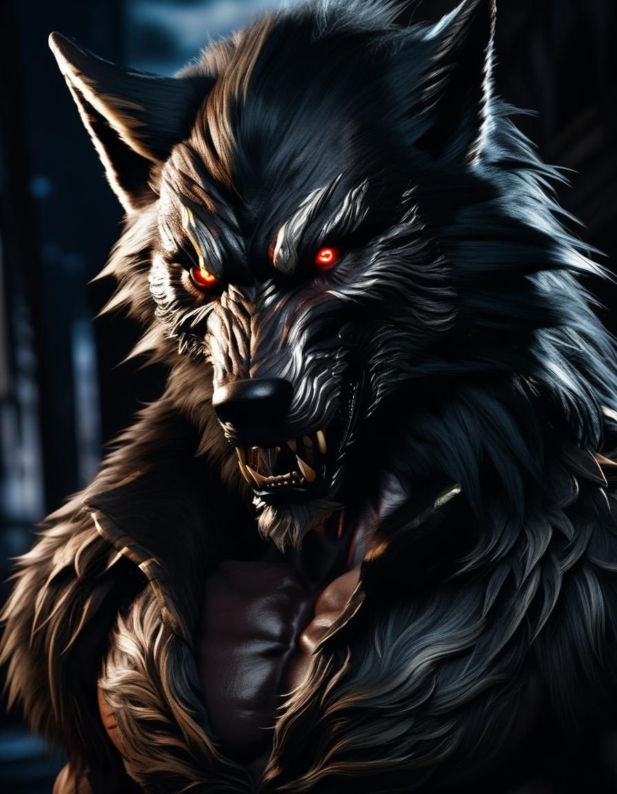 Werewolf - AI Generated Artwork - NightCafe Creator