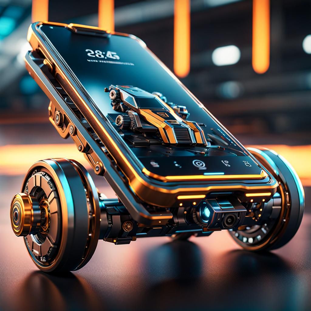 Smartphone... - AI Generated Artwork - NightCafe Creator