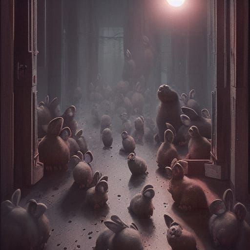 Even more bunnies... - AI Generated Artwork - NightCafe Creator