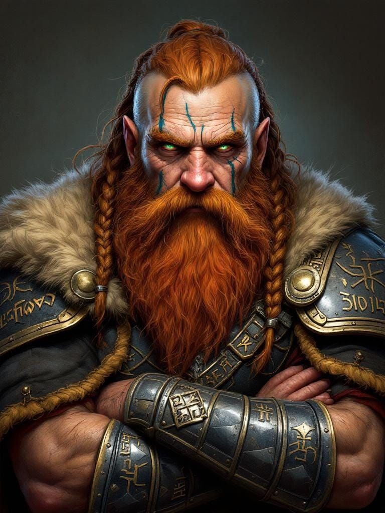 Hainden the dwarf adventurer, fighter
