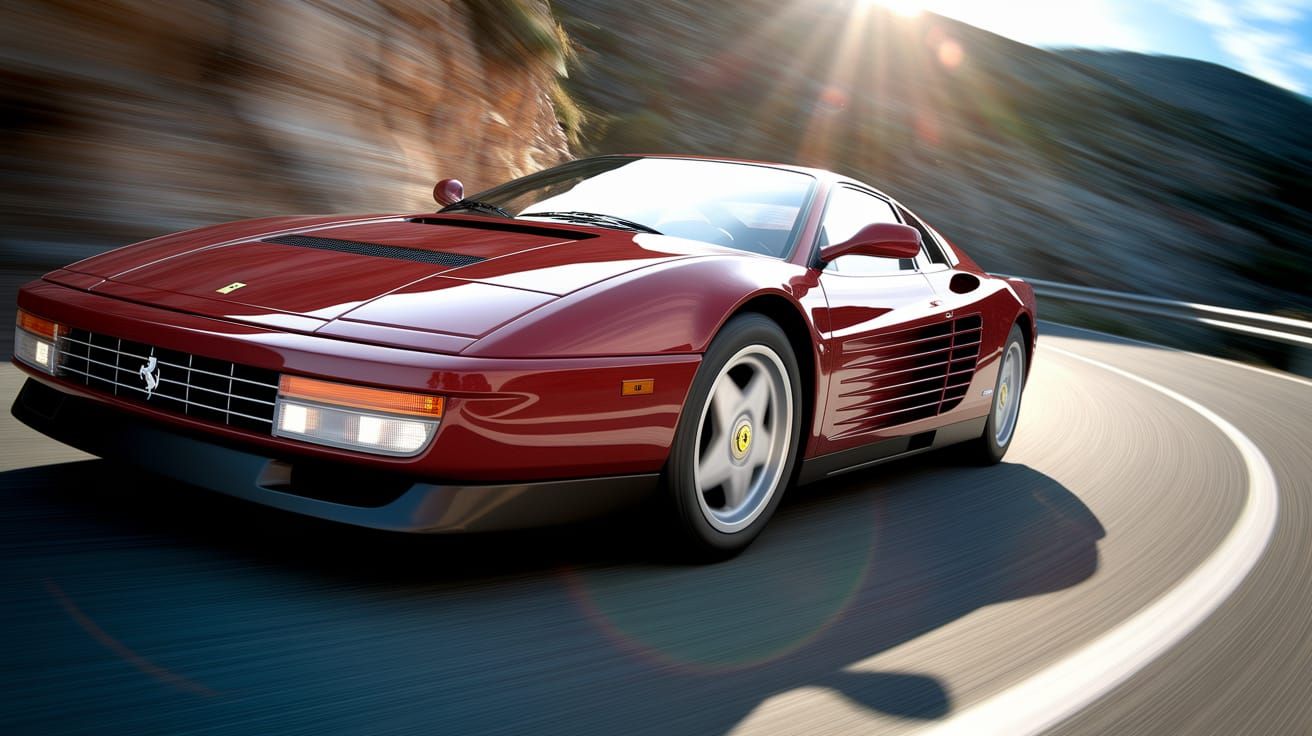 The Thrill of Speed: Ferrari Testarossa