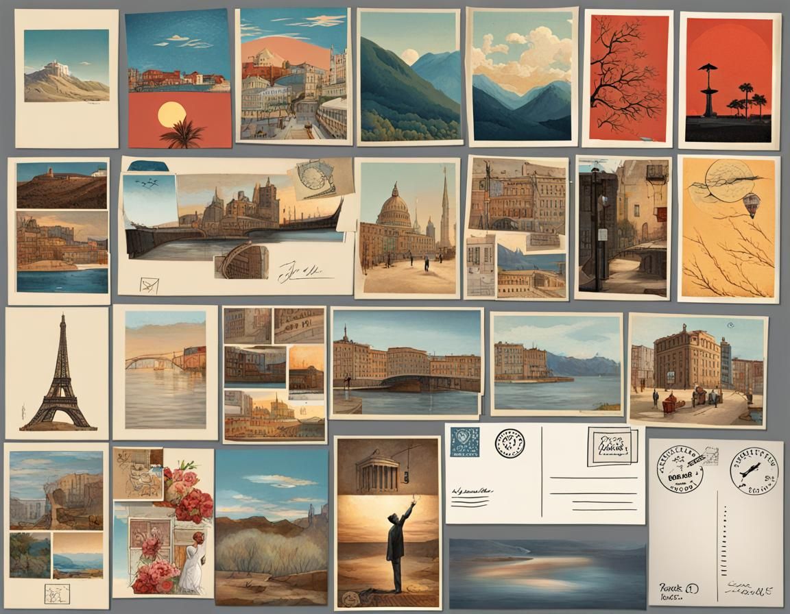 Postcards - AI Generated Artwork - NightCafe Creator