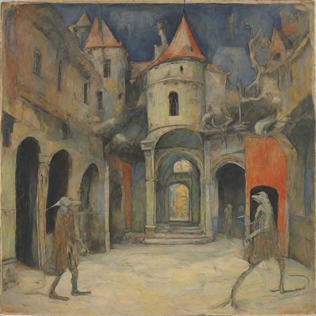 Giant alien mice in the abandoned castle Eerie encounters by Aristarkh ...