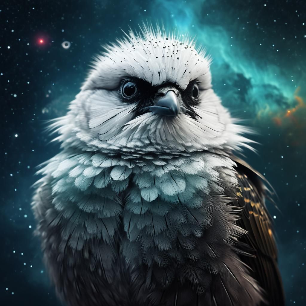 Galaxy Birb - AI Generated Artwork - NightCafe Creator