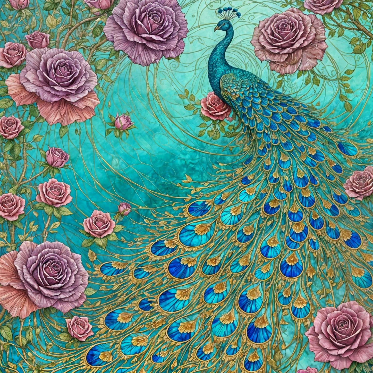 Peacock Tail Flow - Peacock Tail Flow