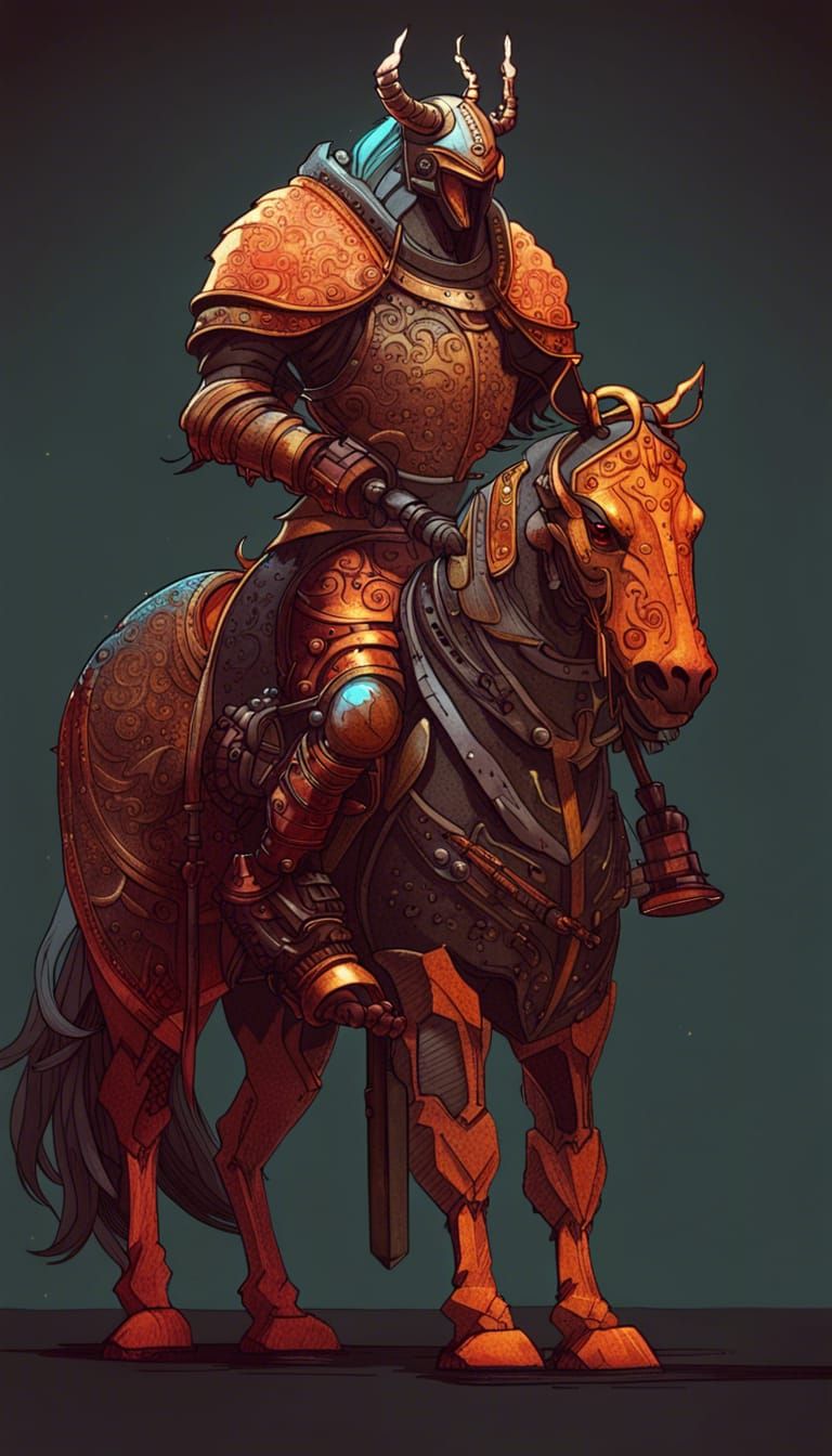 bronze knight - AI Generated Artwork - NightCafe Creator