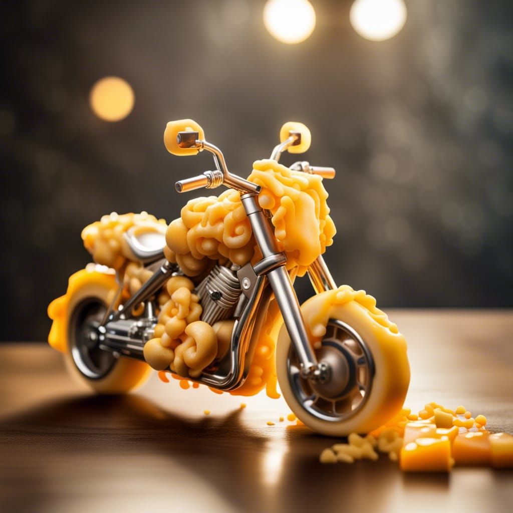 Cheese Bike - AI Generated Artwork - NightCafe Creator