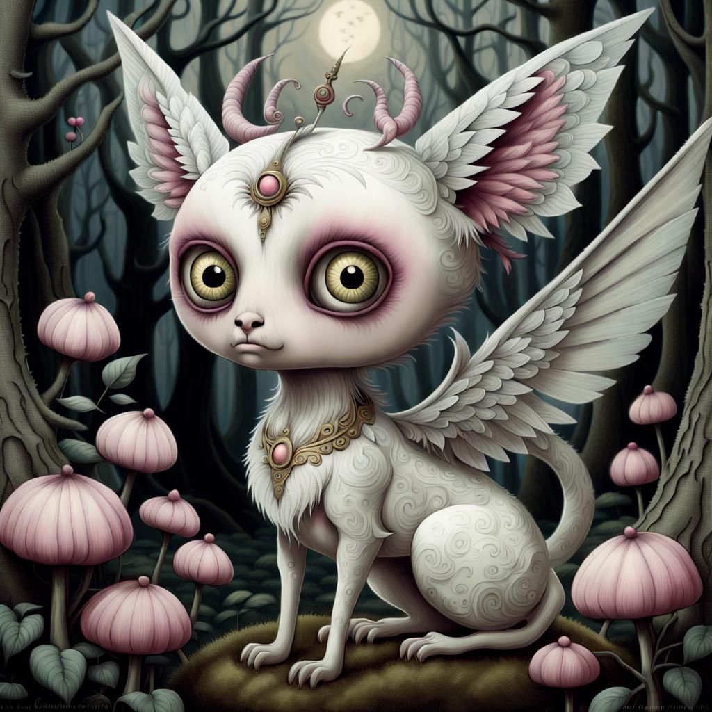 Pepto the mythical creature - AI Generated Artwork - NightCafe Creator