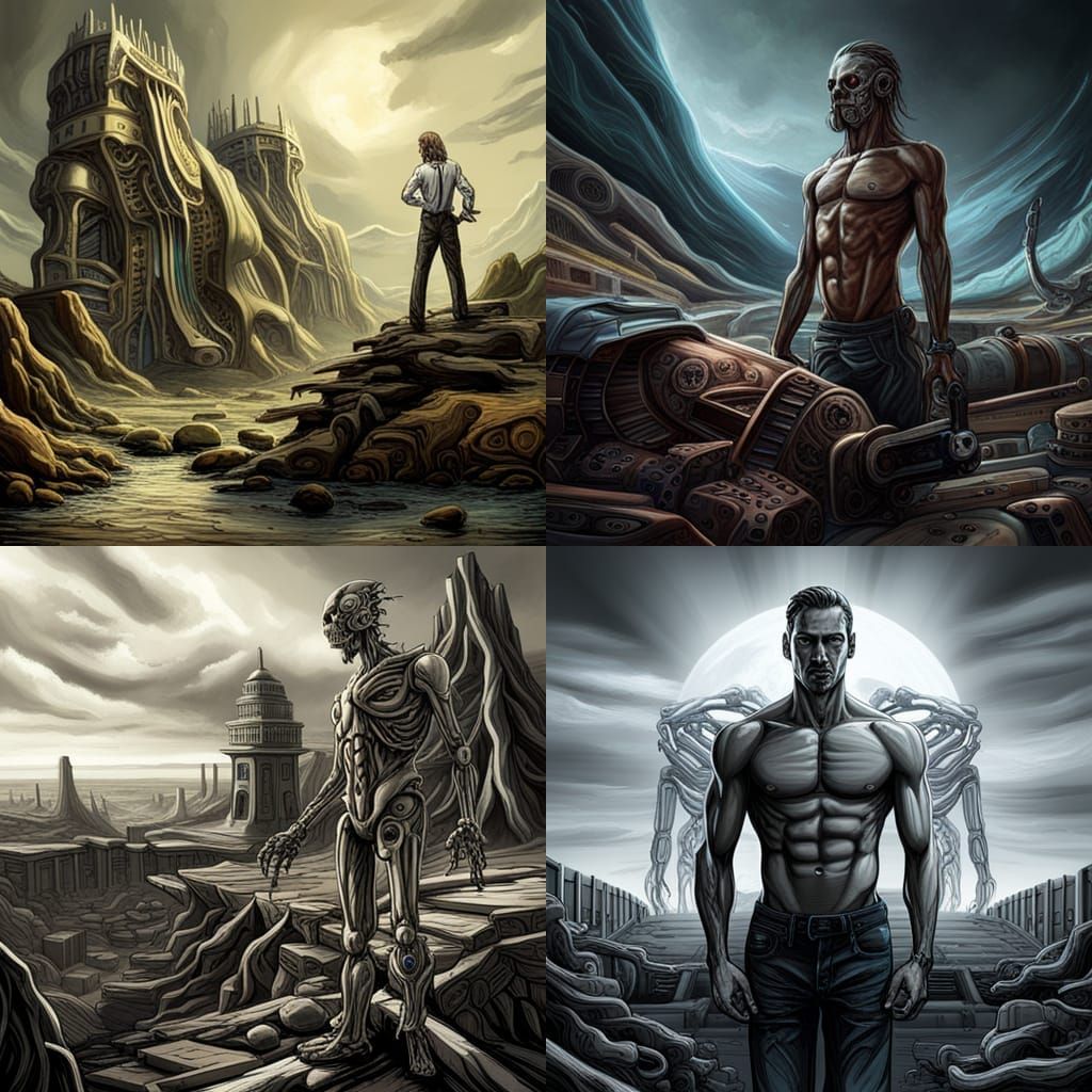 A biomechanical Nightmare - AI Generated Artwork - NightCafe Creator