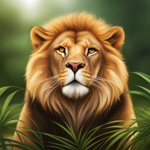 Lion - AI Generated Artwork - NightCafe Creator
